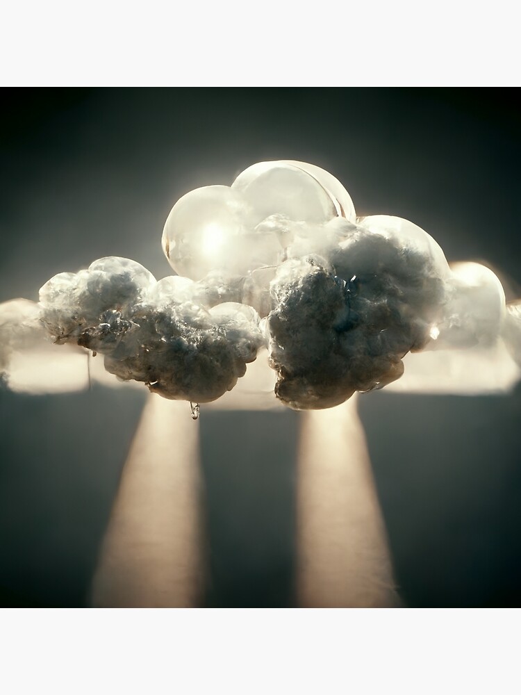 "Every cloud has a silver lining" Poster for Sale by DrCreAItivity ...