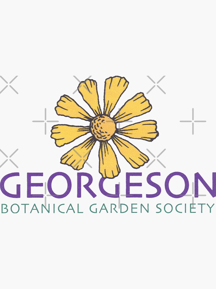 "Georgeson Botanical Garden 2" Sticker for Sale by Rafoyarts | Redbubble