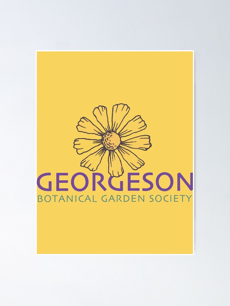"Georgeson Botanical Garden" Poster for Sale by Rafoyarts | Redbubble