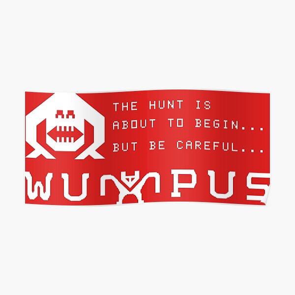 "Hunt the Wumpus, TI-99/4a." Poster for Sale by Nordwind | Redbubble