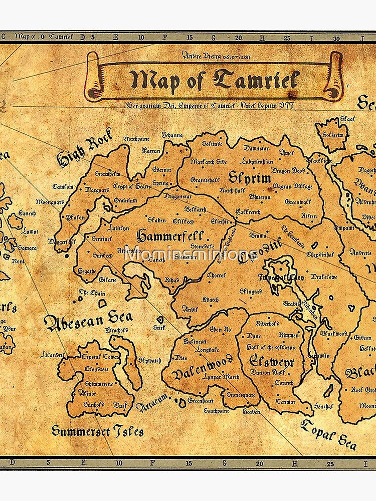 The map of tamriel Backpack sold by Derrick Williams | SKU 24652436 ...