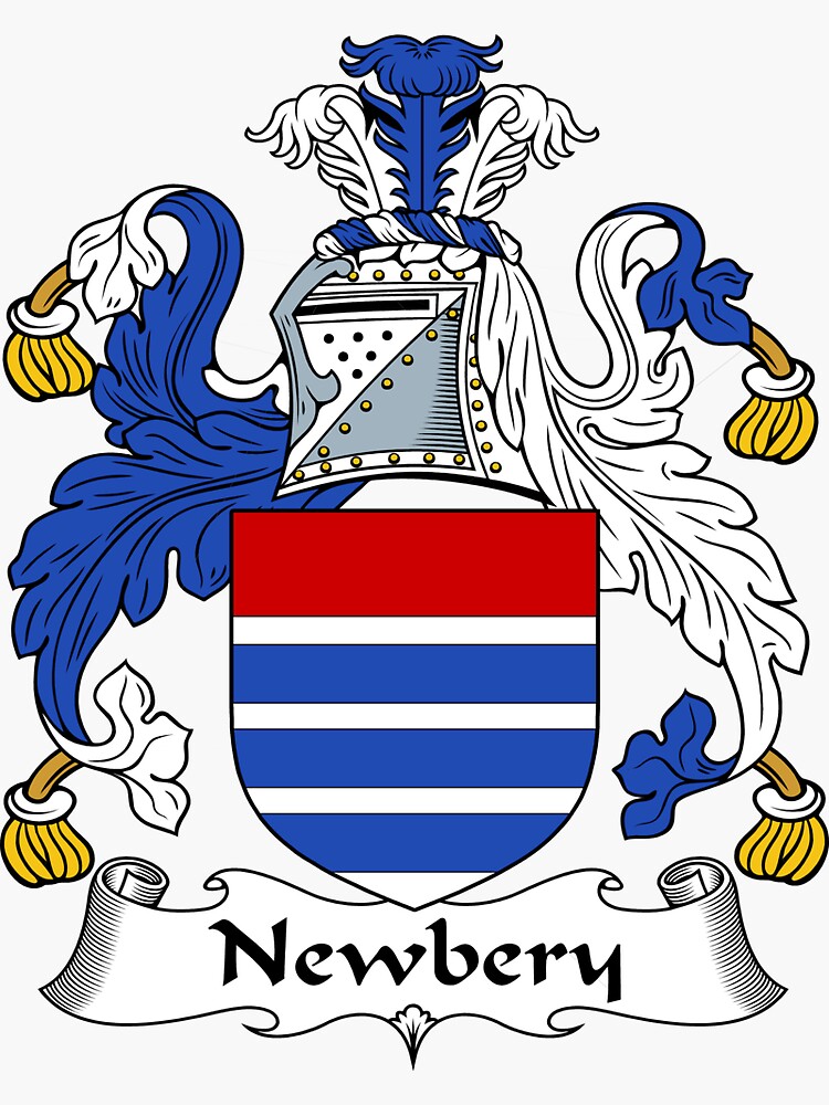 "Newberry" Sticker for Sale by HaroldHeraldry | Redbubble