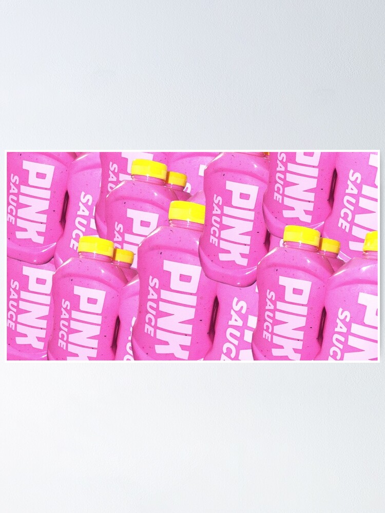 "Pink Sauce Background" Poster for Sale by Shop4Gamers | Redbubble