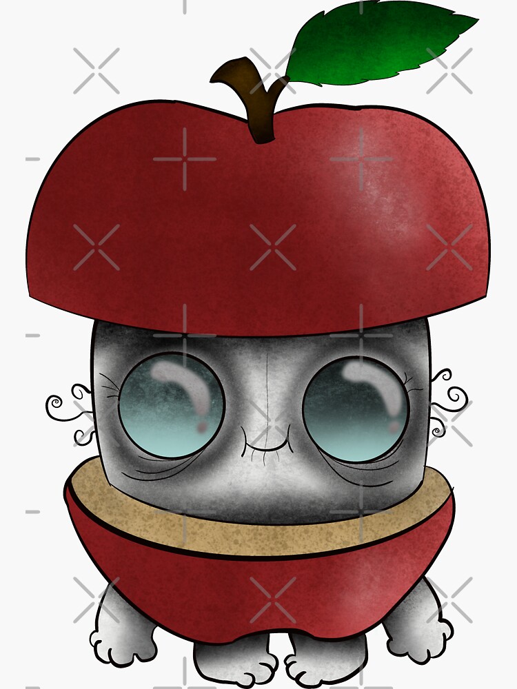 "Apple Man Realism Design" Sticker for Sale by ArtWithArchie | Redbubble