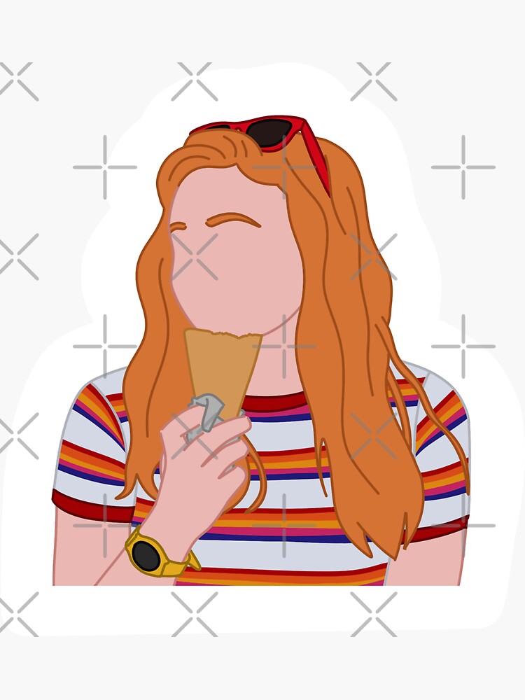 "Max ~ Stranger things " Sticker for Sale by Ruxandas | Redbubble