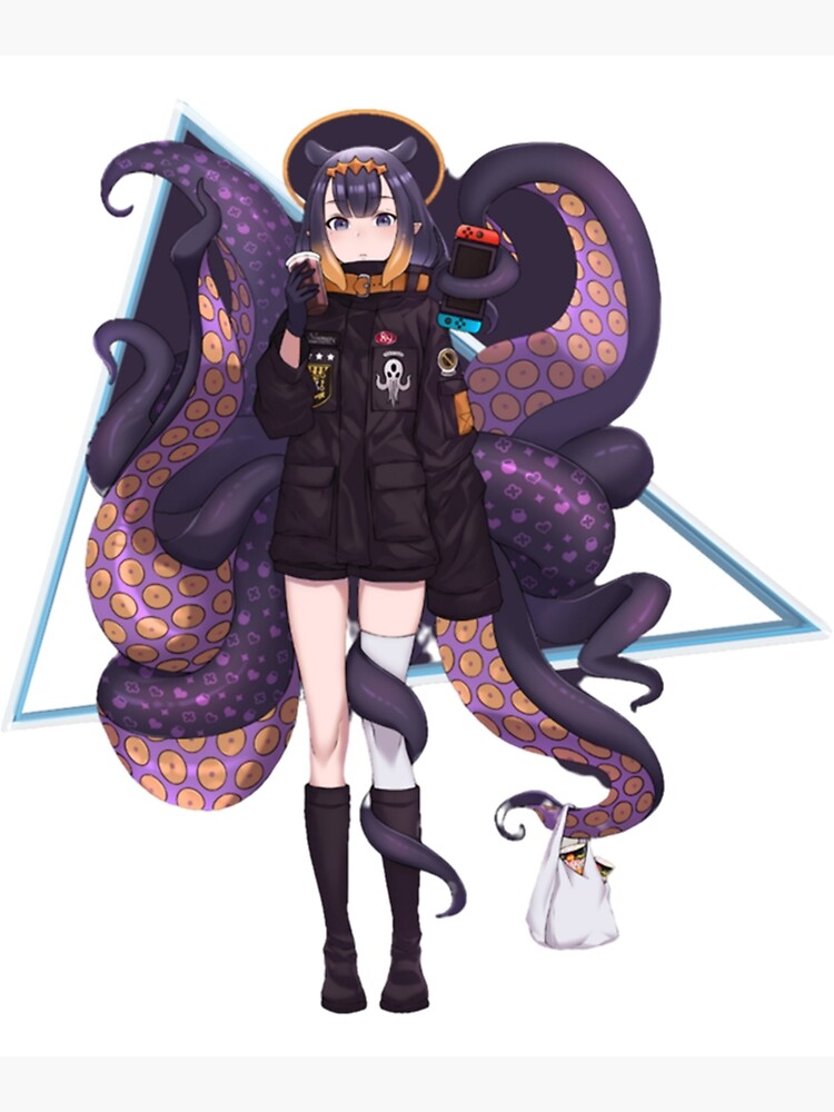 Lámina fotográfica «ninomae ina_nis , Hololive Takodachi Tako, Ninomae ...