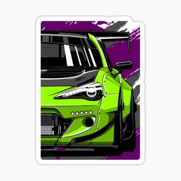 "GT86 Pandem" Sticker for Sale by OddLotPaperie | Redbubble