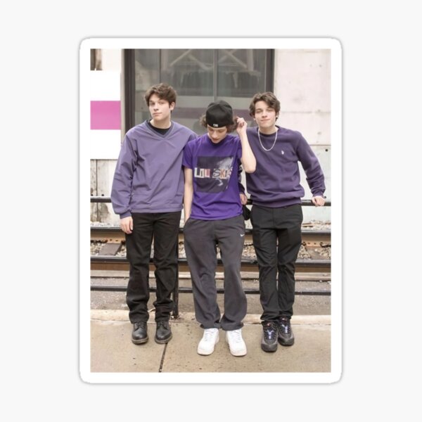 "Fashion purple sturniolo triplets " Sticker for Sale by ThePrintAllin ...