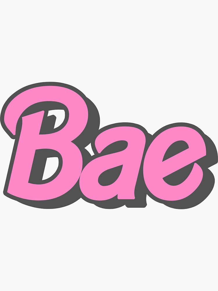 "Bae" Sticker by osnapitzami | Redbubble