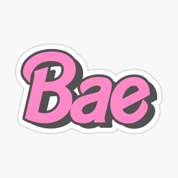 "Bae" Sticker by osnapitzami | Redbubble