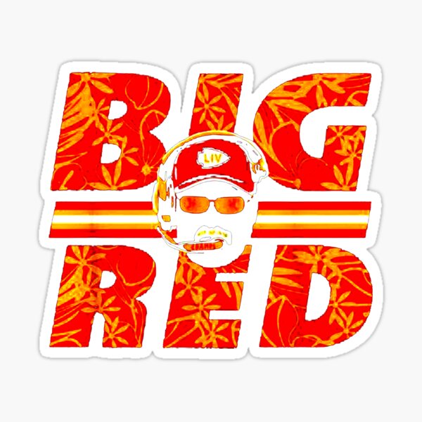 "Andy Reid big red shirt" Sticker for Sale by PolVigil | Redbubble