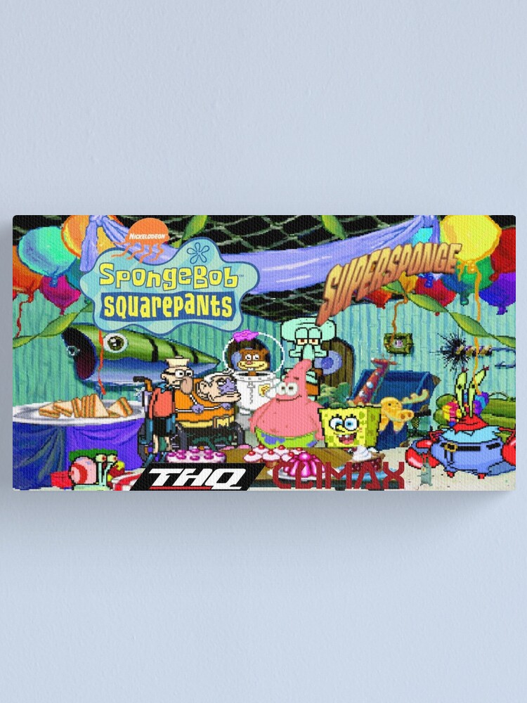 "SpongeBob SquarePants: SuperSponge - Patrick's Party" Canvas Print for ...