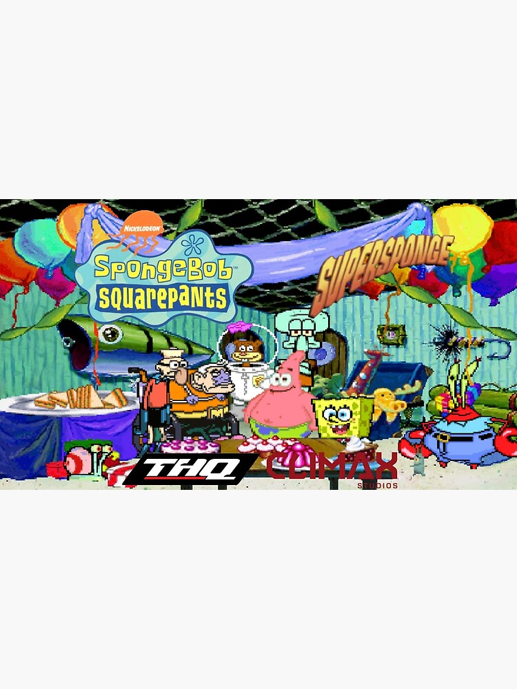 "SpongeBob SquarePants: SuperSponge - Patrick's Party" Canvas Print for ...