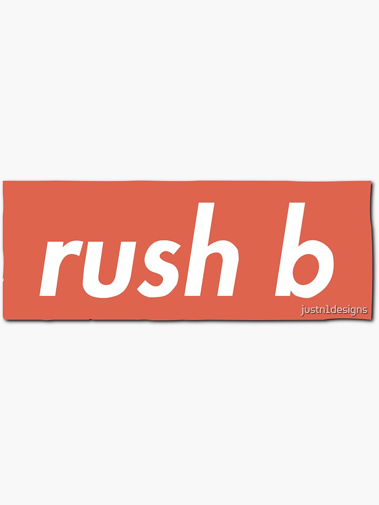 "CS:GO rush b Meme" Sticker for Sale by n1conic | Redbubble