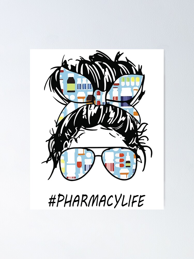 "Pharmacy Life Girl cute Medical pharmacist" Poster for Sale by ...