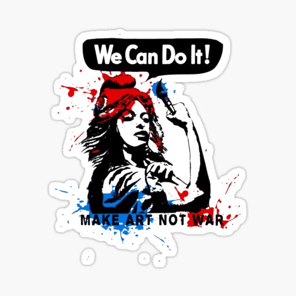 "We Can Do It" Sticker for Sale by TobyBarnett | Redbubble