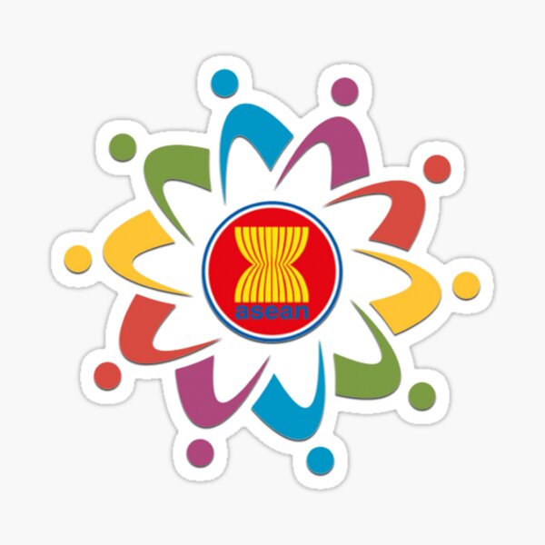 "ASEAN Brithday" Sticker for Sale by Kabul27 | Redbubble