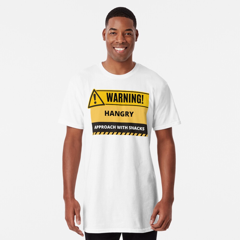 "Human Warning Label Hangry" Poster for Sale by mschubbybunny | Redbubble