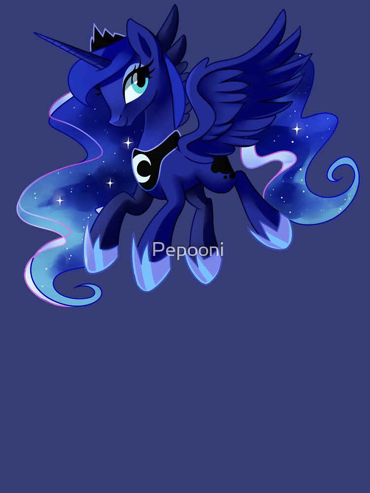 "Princess Luna" T-shirt for Sale by Pepooni | Redbubble | woona t ...