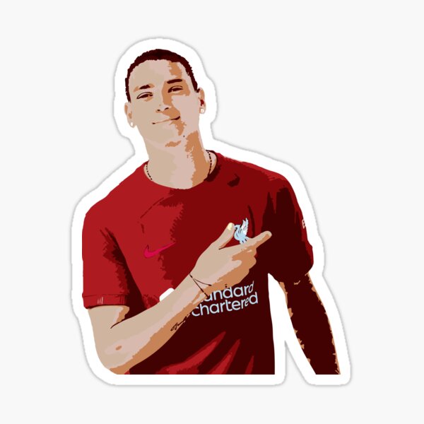 "Darwin Nunez Liverpool" Sticker for Sale by Footarts | Redbubble