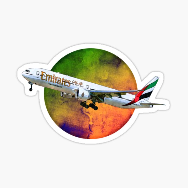 "Emirates 777 Airline/ Flight Attendant/ Pilot" Sticker for Sale by ...