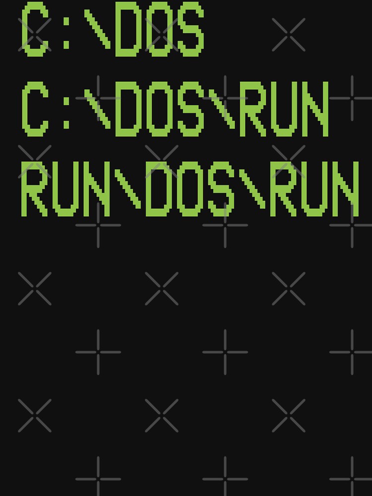 "RUN/DOS/RUN" Essential T-Shirt for Sale by everything-shop | Redbubble