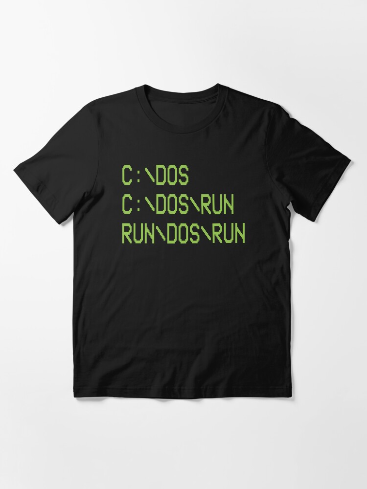 "RUN/DOS/RUN" Essential T-Shirt for Sale by everything-shop | Redbubble