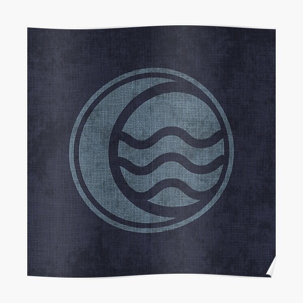"Atla Tapestry 4 - Flag of the Water Tribe (North)" Poster for Sale by ...