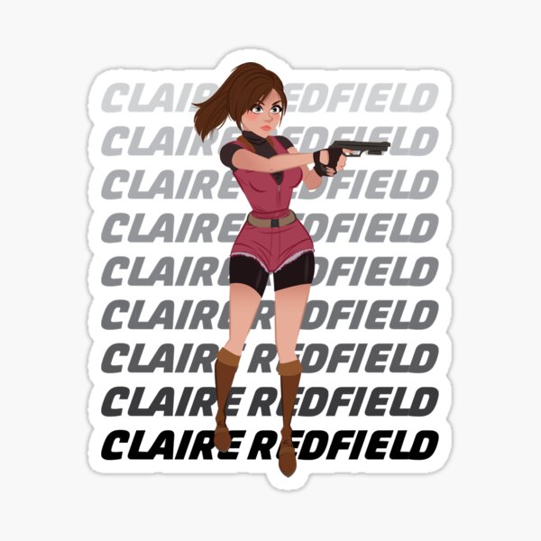 "CLAIRE REDFIELD RESIDENT EVIL" Sticker for Sale by AccesoriosHN ...