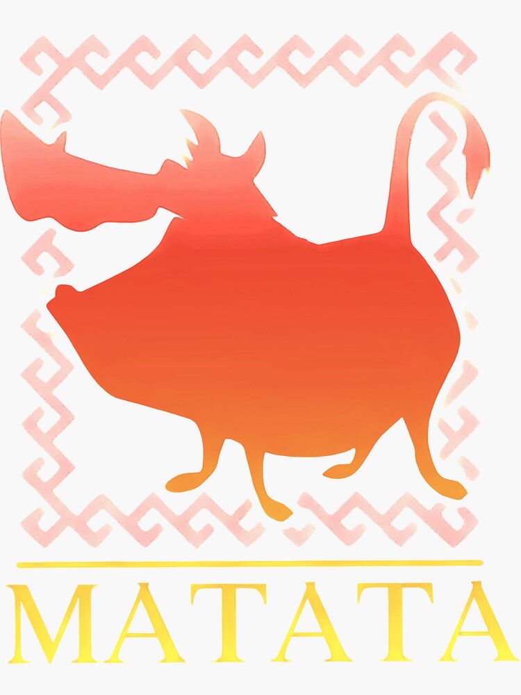 Pegatina «Hakuna Matata Pumba El Rey León Pareja» de AccesoriosHN ...