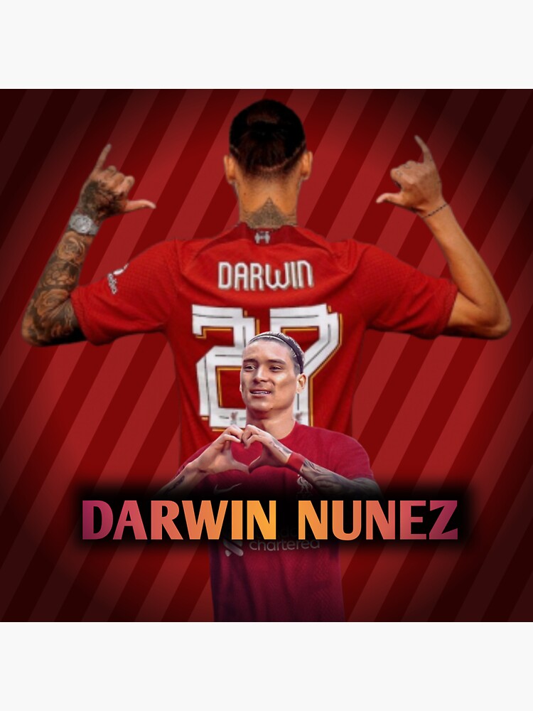 "Darwin Nunez Throw Pillows" Sticker for Sale by pirlo6 | Redbubble