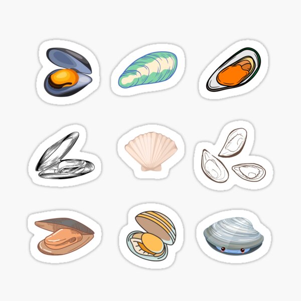 "Mussel Pack" Sticker for Sale by iamnaresh | Redbubble