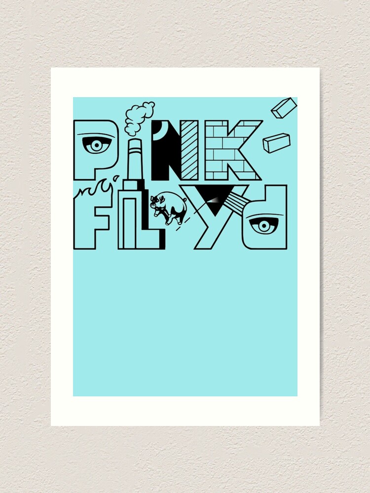 "PINK FLOYD ALBUM LOGO " Art Print for Sale by SorenGerber | Redbubble