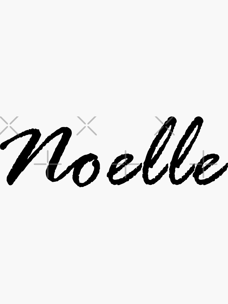 "Noelle custom name" Sticker for Sale by gmstockstudio | Redbubble