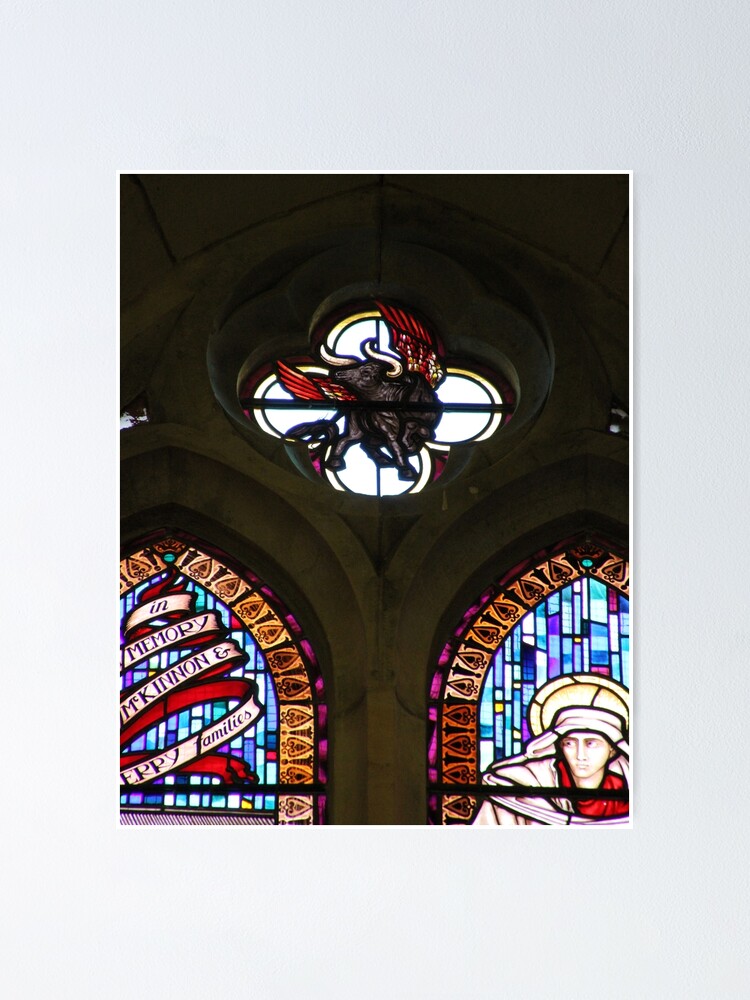 "The Winged Bull of St Luke" Poster by JHamilton | Redbubble