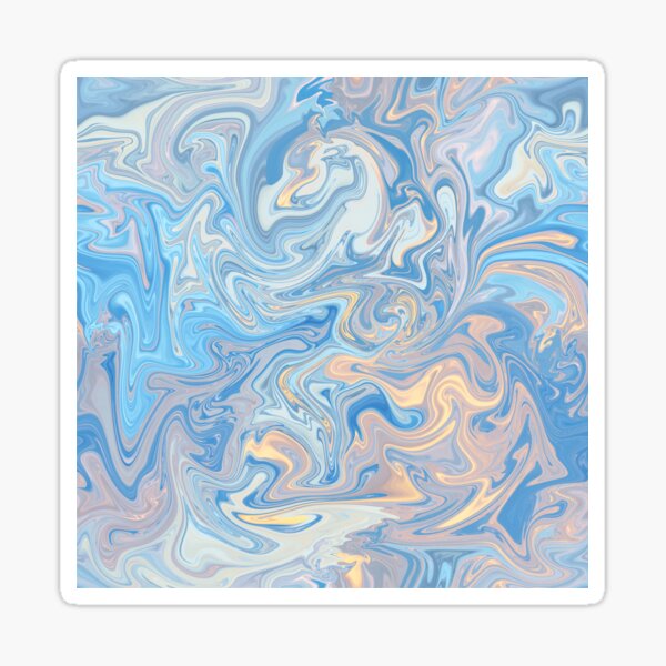 "Digitally created marble design" Sticker for Sale by plumspixellove ...