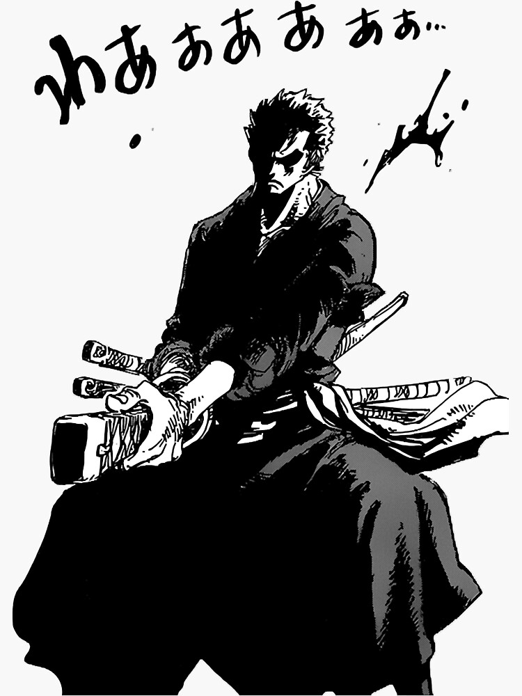 "Zoro with enma" Sticker for Sale by TimothyEstes | Redbubble