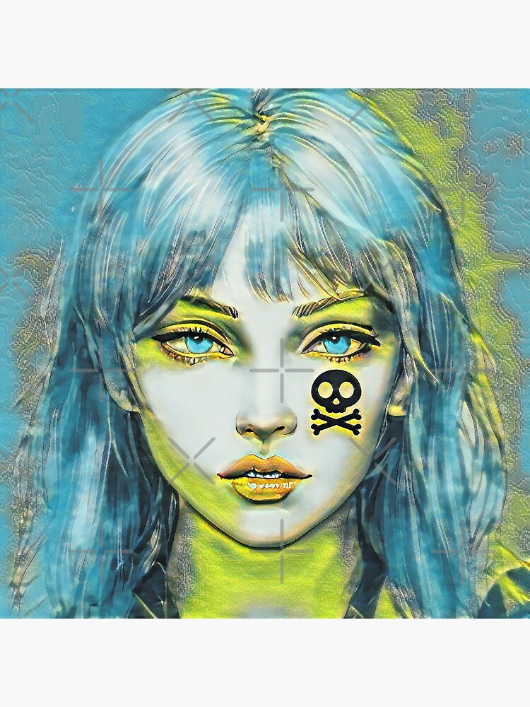 "anime manga emo goth dark aesthetic modern cool" Poster for Sale by ...