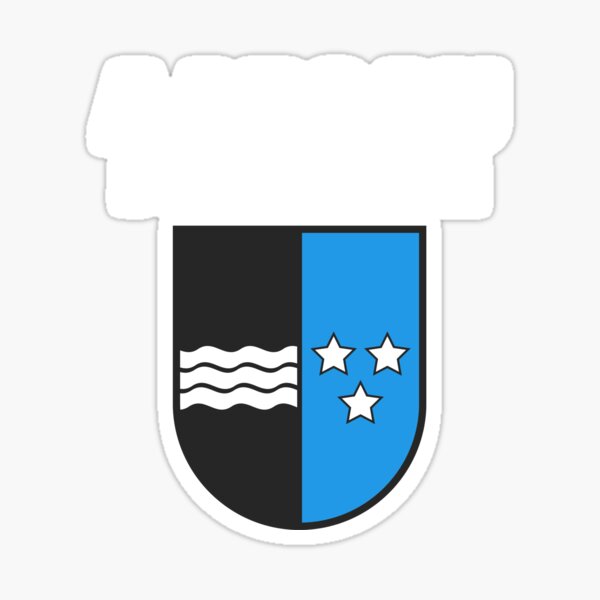 "Aargau with coat of arms" Sticker for Sale by KilianLuc | Redbubble