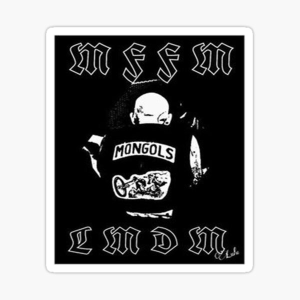 "mongols mc 4" Sticker for Sale by Symea36tea | Redbubble