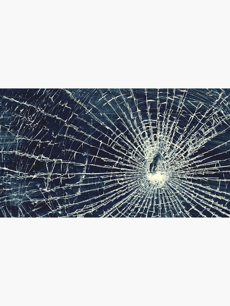 "shattered glass" Sticker for Sale by SohaibHania | Redbubble