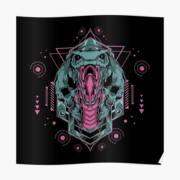 "Monster Cobra From Hell" Poster for Sale by leen12 | Redbubble