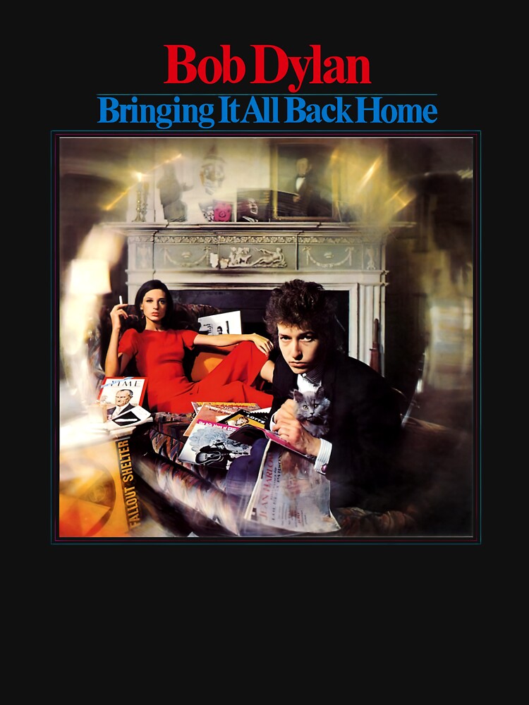 "Bób Dýlán Bringing It All Back Home Album Cover" Essential T-Shirt for ...