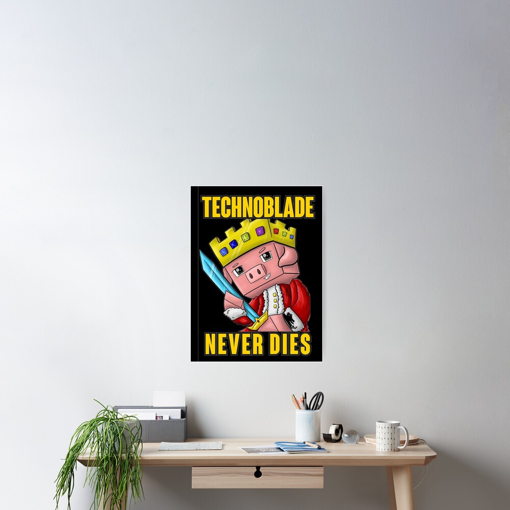 "Technoblade Never Dies 2022" Poster for Sale by Russandmills2 | Redbubble