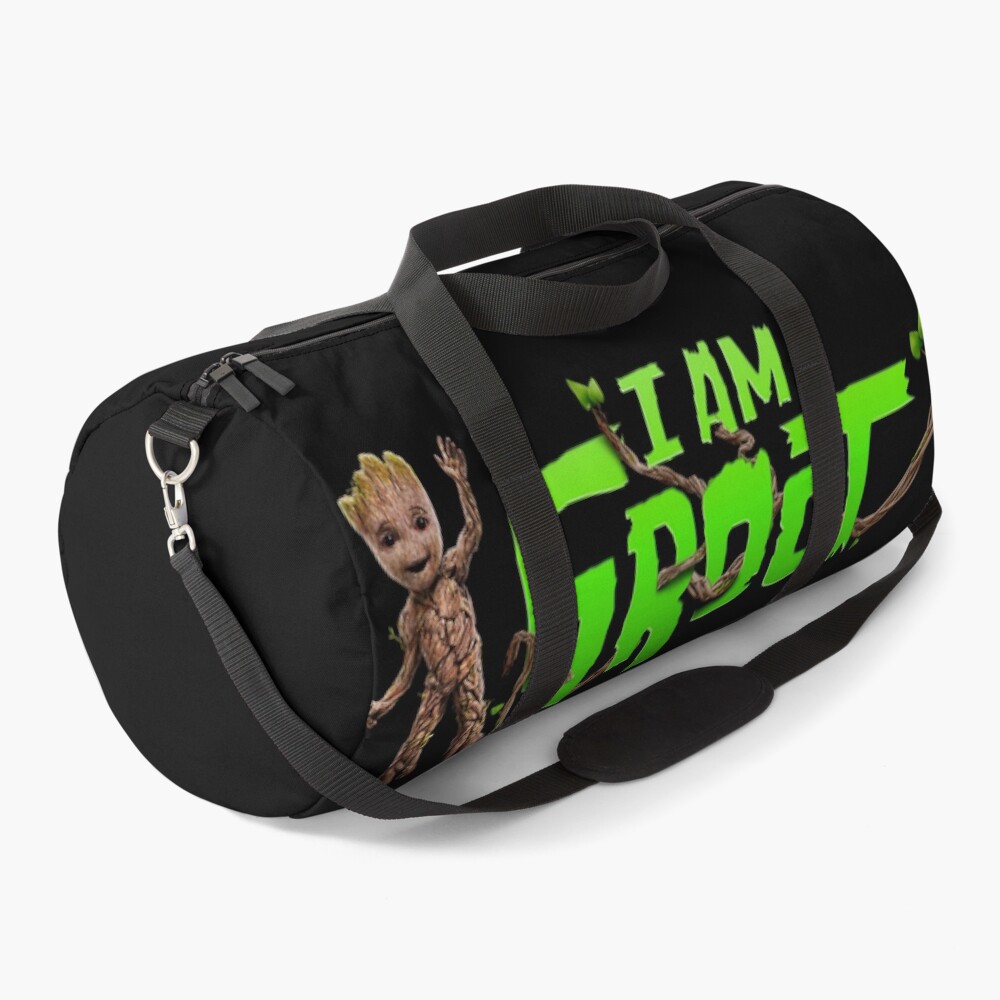 "Logo of I am Groot " Duffle Bag for Sale by Agougou-Shop | Redbubble