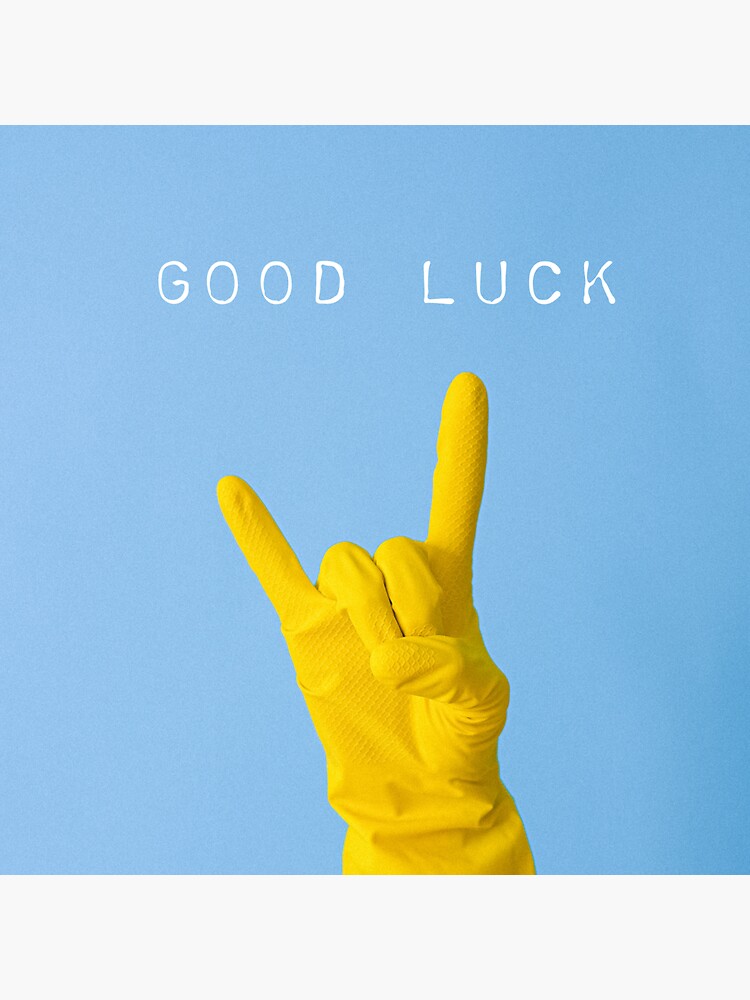 "Be cool and good luck" Sticker for Sale by Nakkach2022 | Redbubble