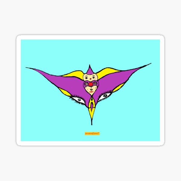 "Wild, Wild Violet." Sticker for Sale by sunandlion17 | Redbubble