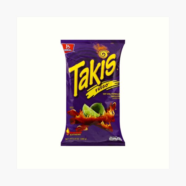 "Yellow & Purple takis snack kids packet " Art Print for Sale by ...