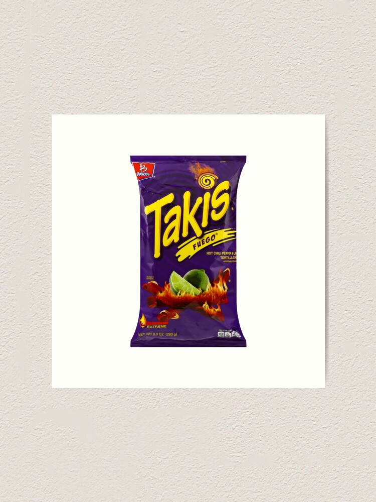 "Yellow & Purple takis snack kids packet " Art Print for Sale by ...