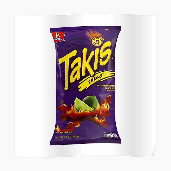 "Yellow & Purple takis snack kids packet " Poster for Sale by ...